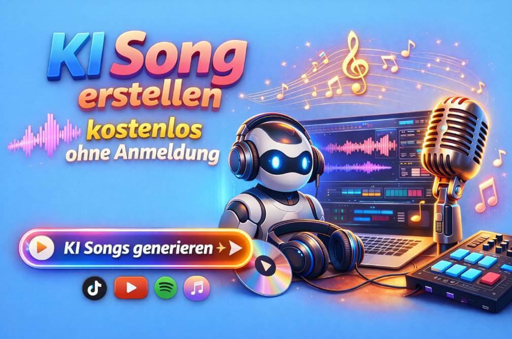 KI Song erstellen kostenlos ohne anmeldung | Top Tools
